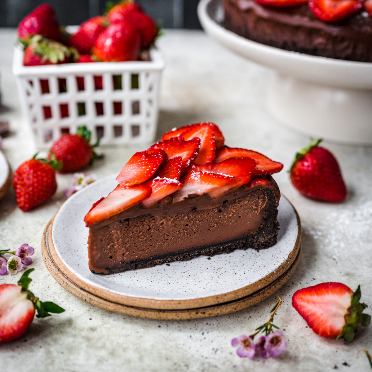 Chocolate Strawberry Cheesecake – DailyWellnessLife